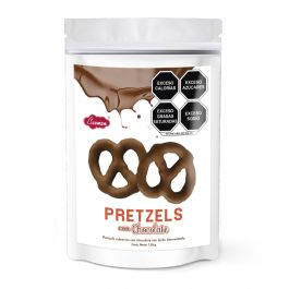 Pretzels con chocolate
